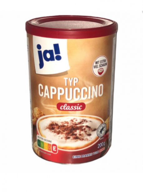 List Of Halal Products Including JA TYB CAPPUCCINO CLASSIC 200G In Germany
