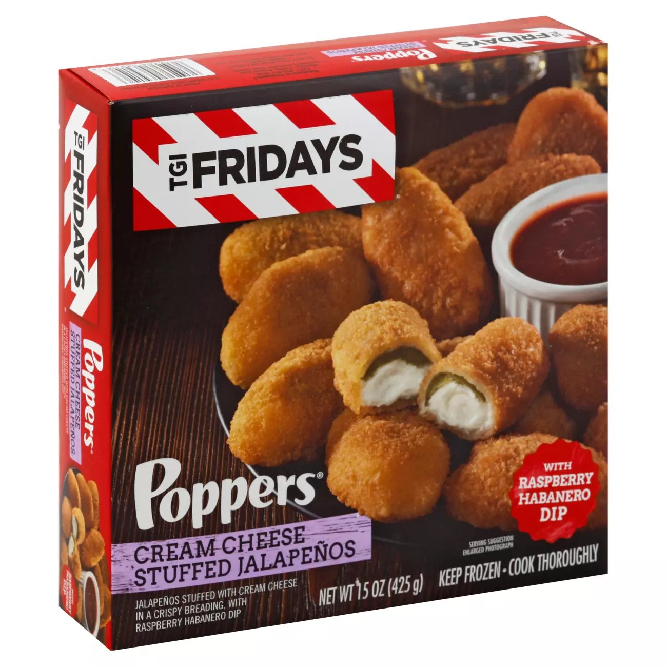 TGI Fridays Poppers Cream Cheese Stuffed Jalapenos 15 oz (425g) is not ...