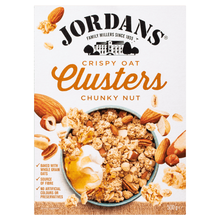 Jordans Crispy Oat Clusters Chunky Nut 500G is Halal, Install Mustakshif