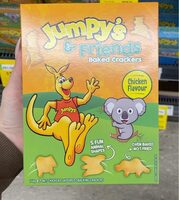 Jumpy's Baked Crackers Chicken Flavour Animal Shapes 140g is Halal ...