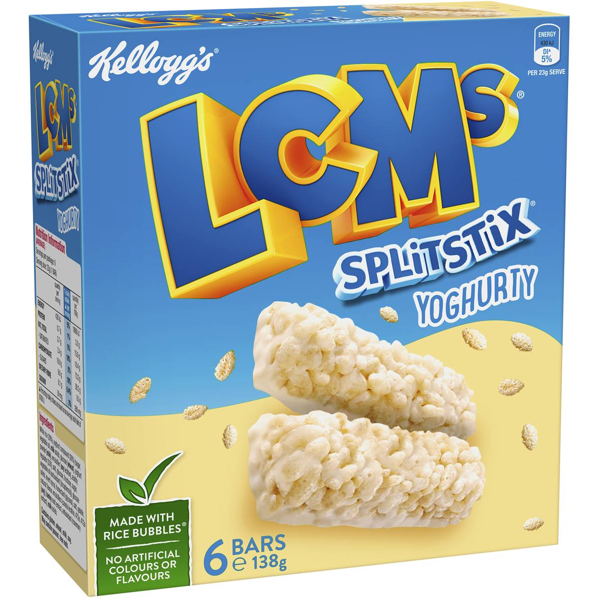 Kellogg's Lcms Yoghurty Split Stix Snack Bars 6 Pack is not Halal ...
