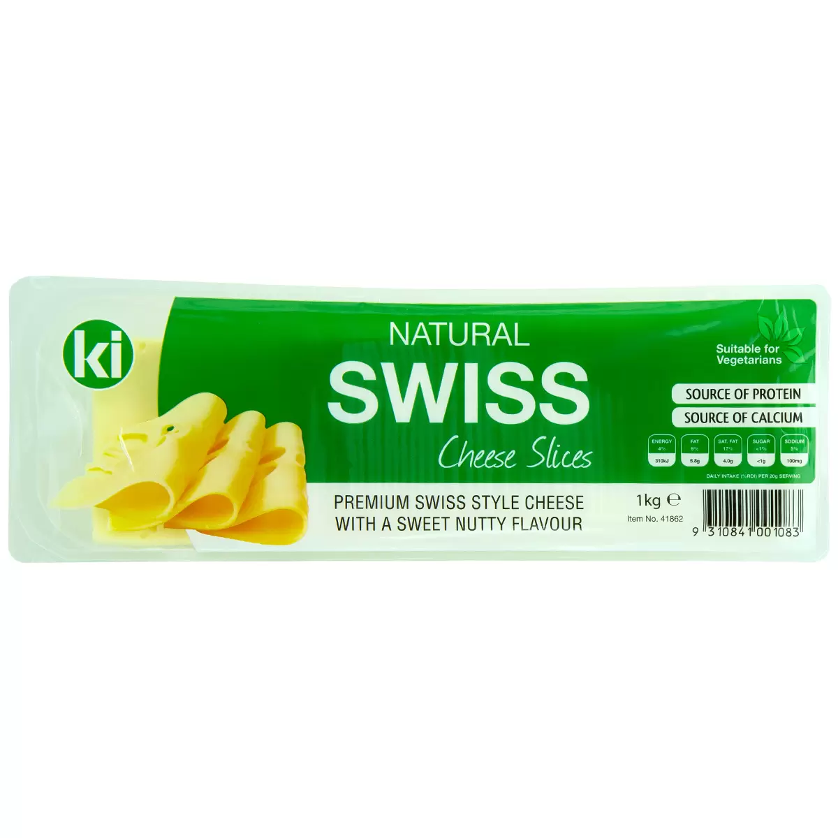 Check Halal status of KI Swiss Cheese Slices 6 x 1kg, Install Mustakshif