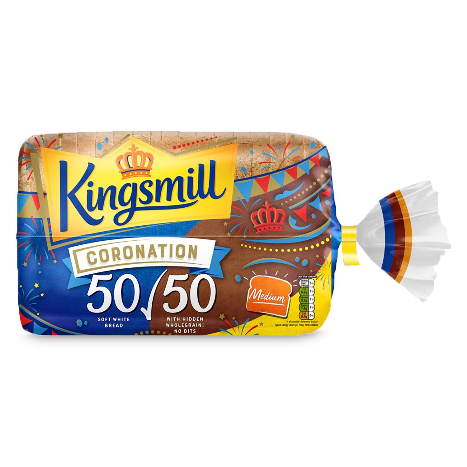Check Halal, vegan, vegetarian, kosher status of Kingsmill 50/50 Medium ...