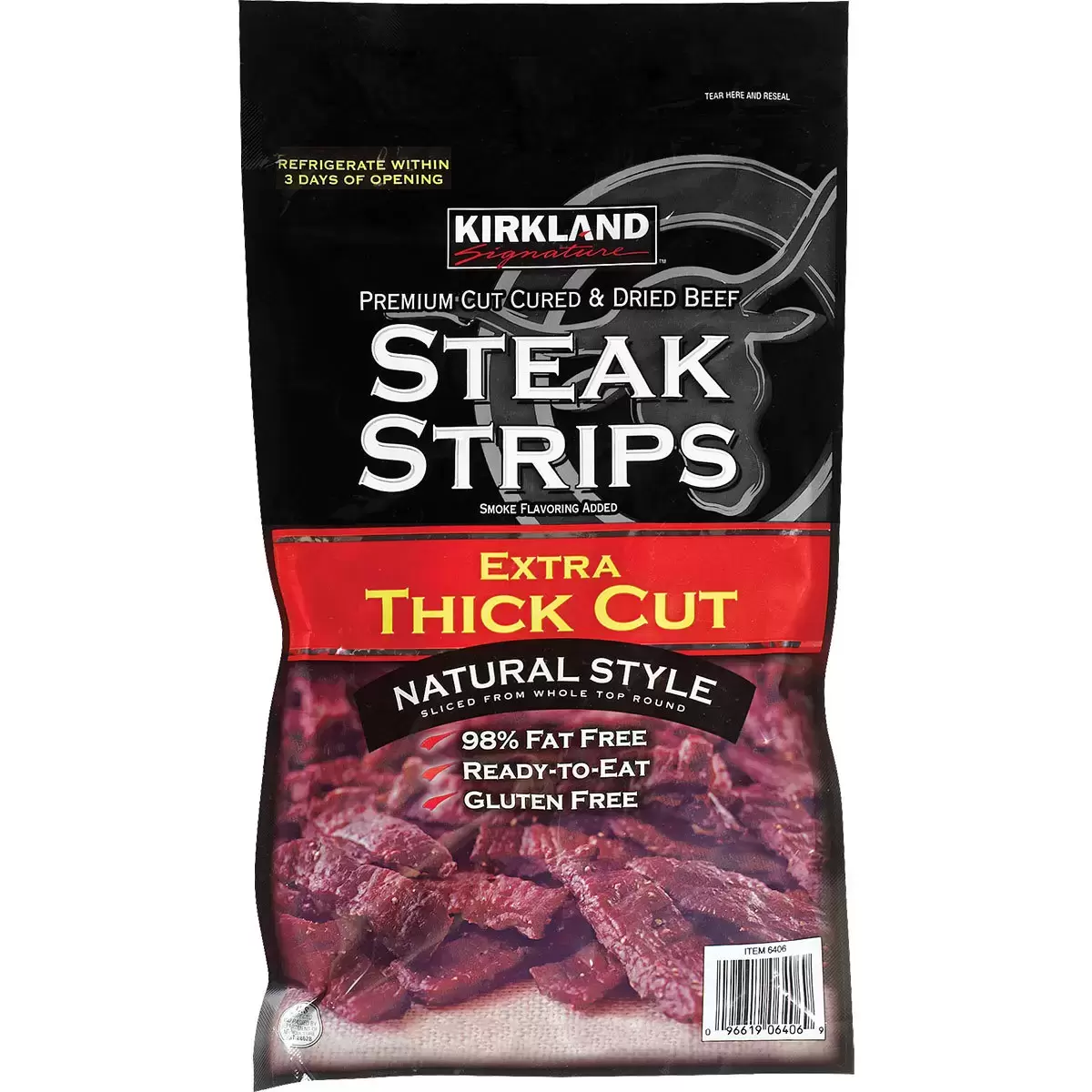 Kirkland Signature Extra Thick Cut Premium Cured & Dried Beef Steak ...