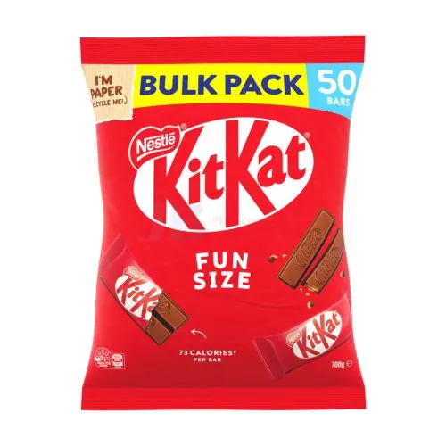 Check Halal status of Kit Kat KIT KAT MILK CHOC FUN SIZE BULK, Install ...