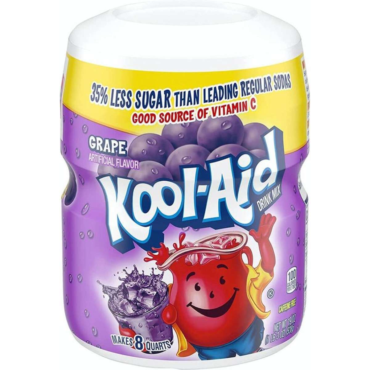 Kool Aid Grape Powder Drink Mix Canister 583g 2PK is not Halal, Install ...