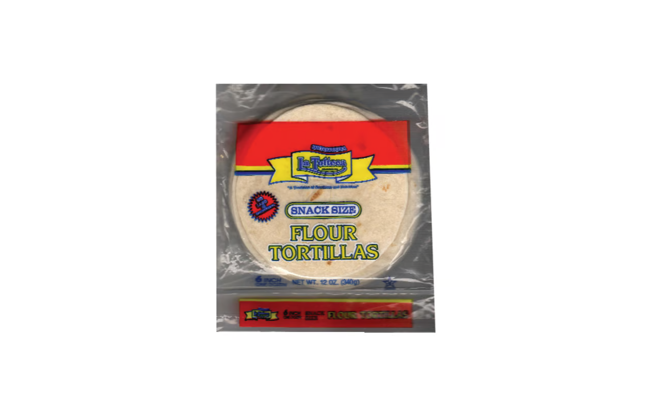 La Tolteca 6" Tortillas Snack Flour (12 oz)-(ingredints missing) is not ...