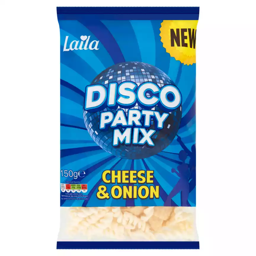 LAILA Disco Party Mix Cheese & Onion 150g is not Halal, Install Mustakshif