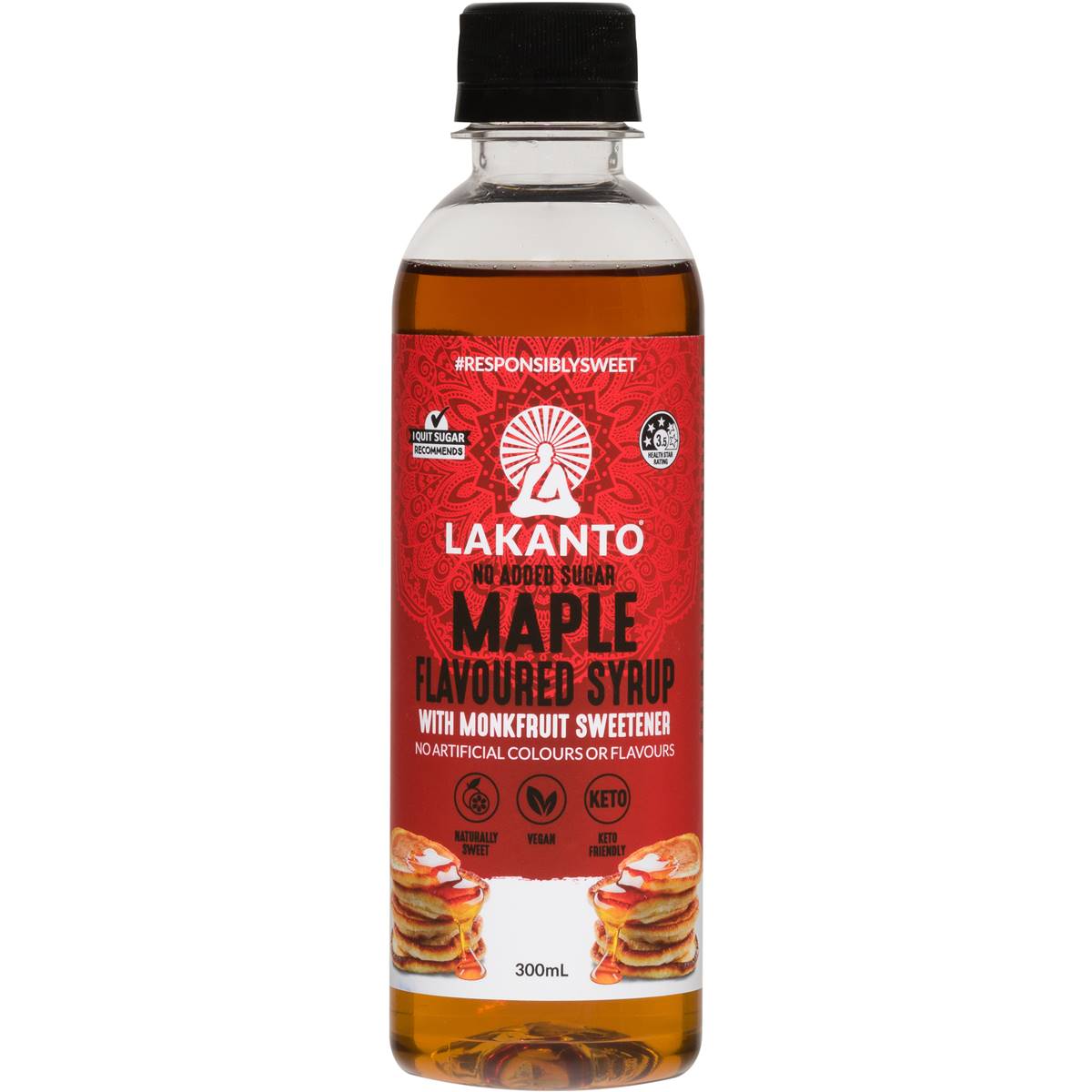 Check Halal status of Lakanto Monkfruit No Sugar Added Maple Flavoured ...