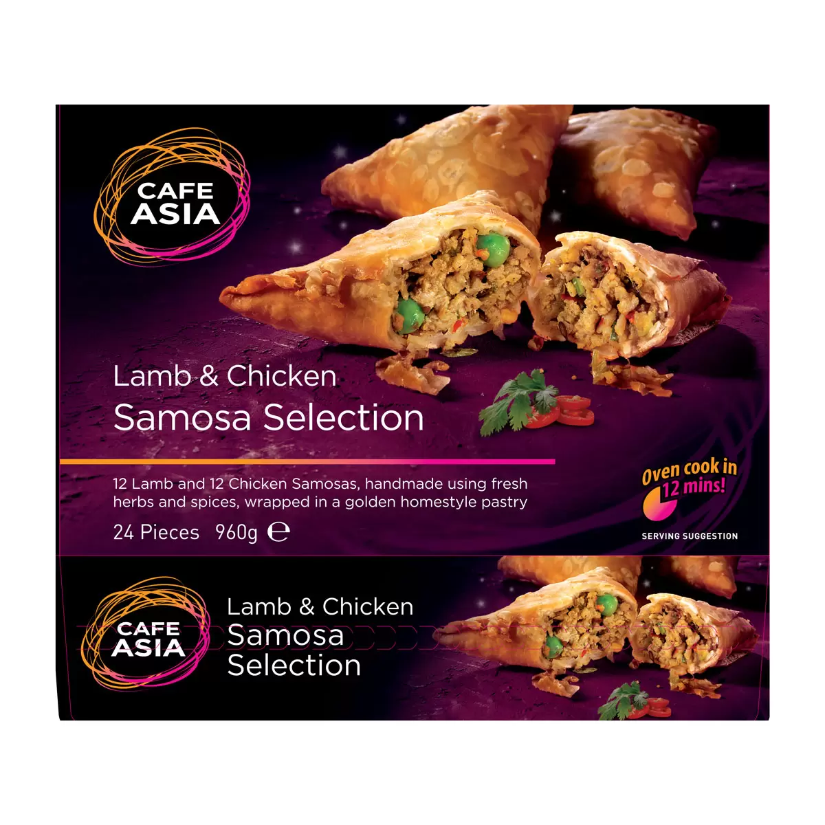 Check Halal status of Cafe Asia Lamb & Chicken Samosa Selection, 24 ...