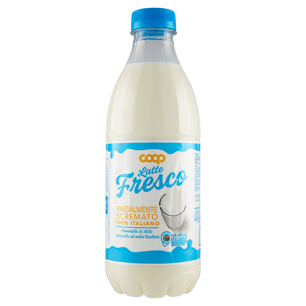 Coop 100% Italian partially skimmed fresh milk 1 l is Halal, Install ...