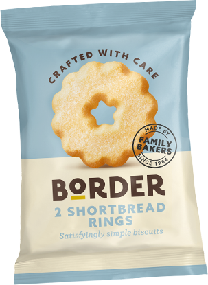 Borders - 2 Shortbread Rings - Rich & Buttery Biscuits - 30g is Halal ...