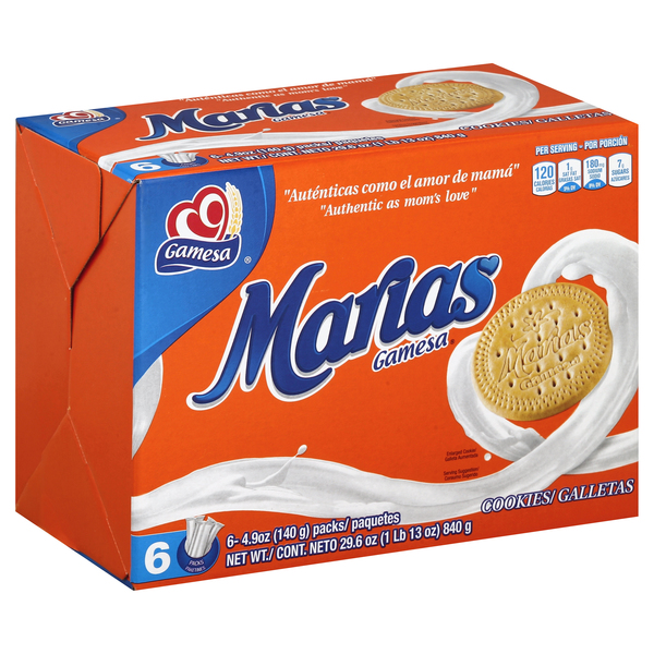 Check Halal status of Gamesa Marias Cookies 6 Pack Box (6-4.9 Oz) 29.6 ...