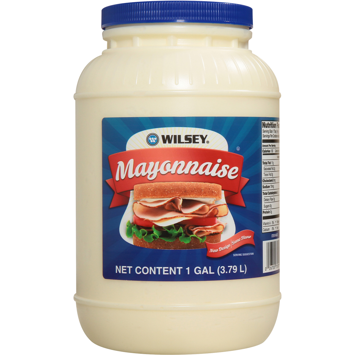 Wilsey Premium Whole Egg Mayonnaise, 1 Gallon is Halal, Install Mustakshif