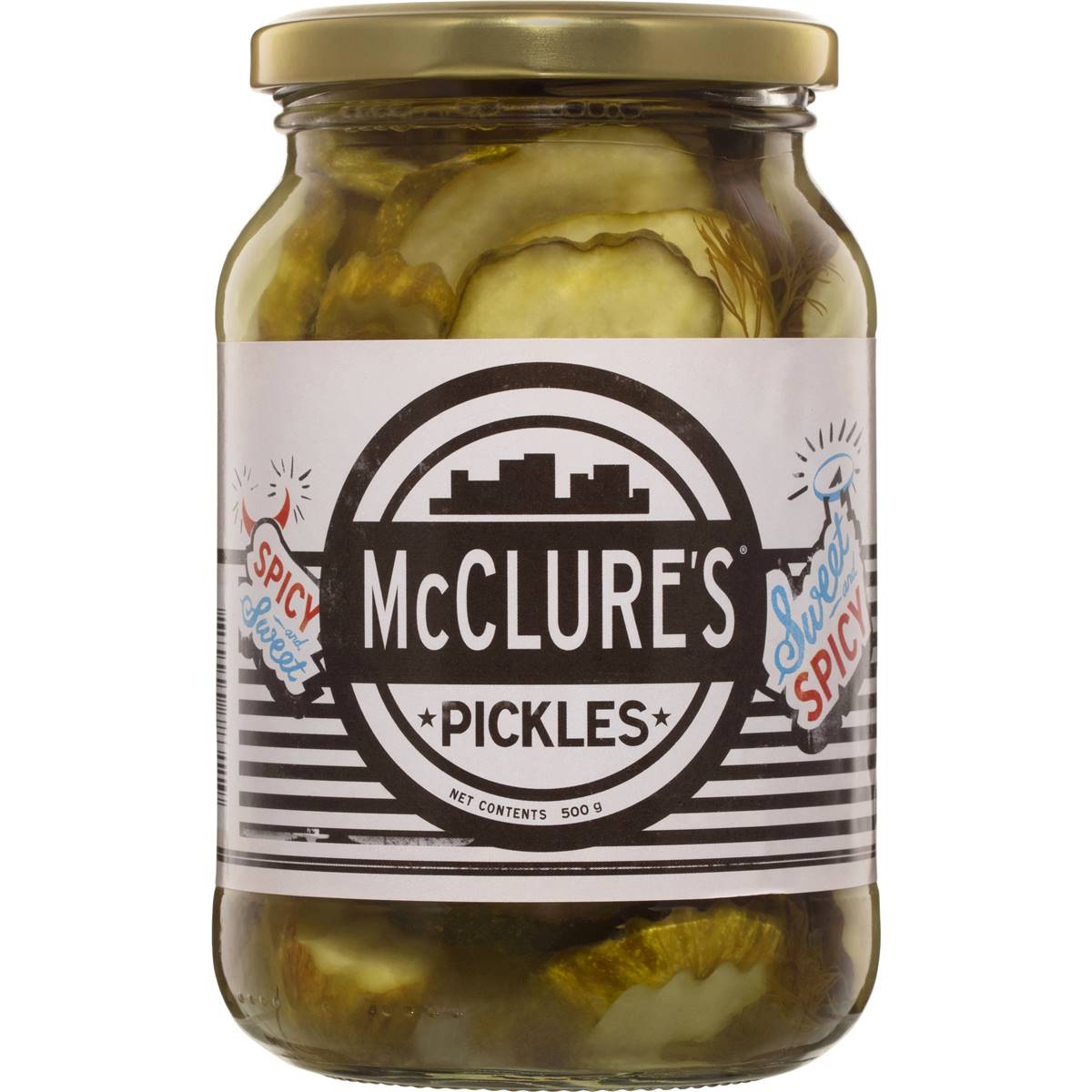 Mcclure's Sweet & Spicy Pickles 500g is halal suitable | Halal Check