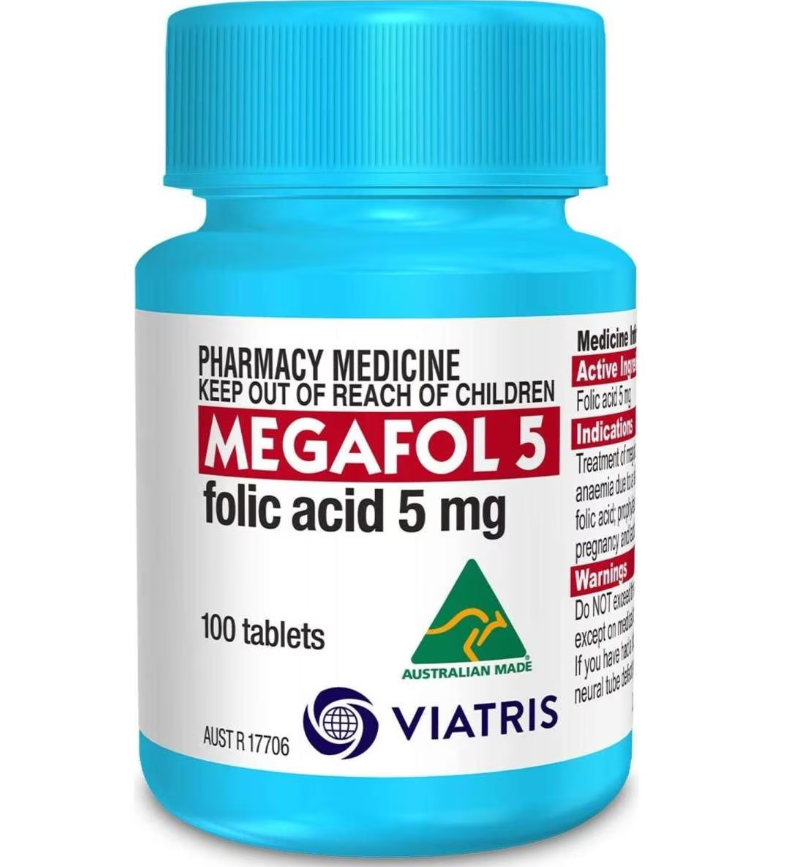 Megafol 5 Folic Acid (5mg) 100 Tablets is not Halal, Install Mustakshif