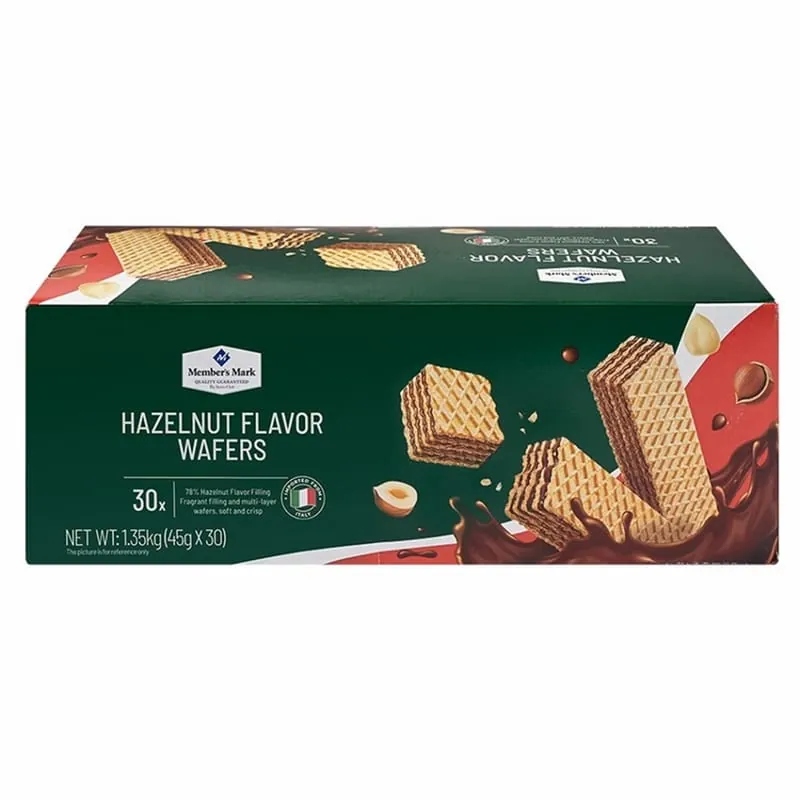 Check Halal status of Member's Mark hazelnut flavored wafer biscuits 1 ...