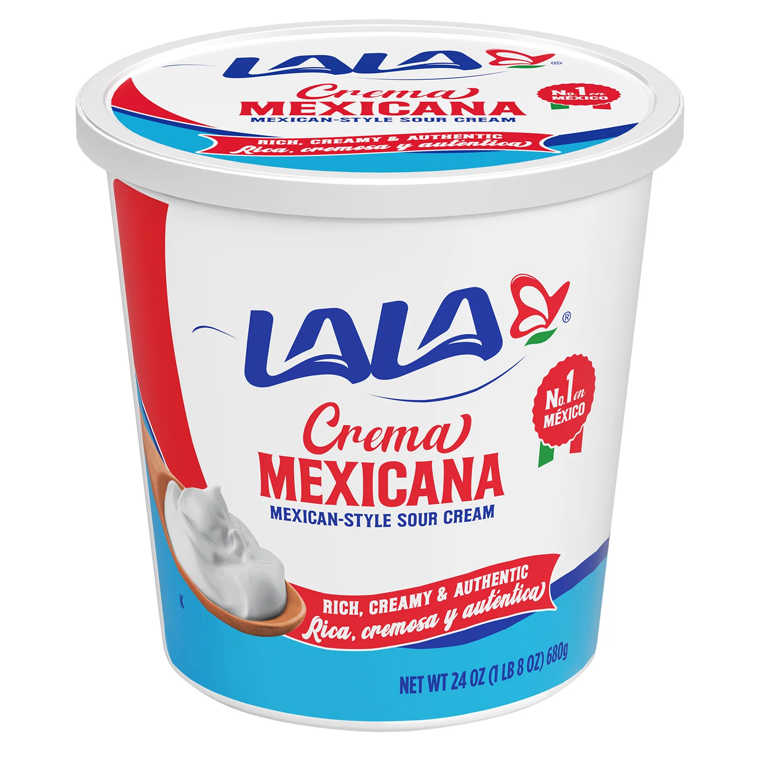 Check Halal, kosher status of Lala Crema Mexicana Sour Cream 24 oz Tub ...