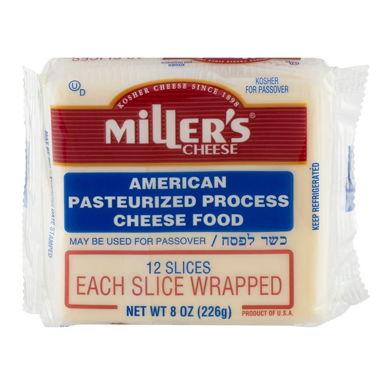 Check Halal, kosher status of Miller's American Cheese Slices, 8 Oz ...