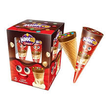 Minicco Cornet Cream with Hazelnut, 25 g is not Halal, Install Mustakshif