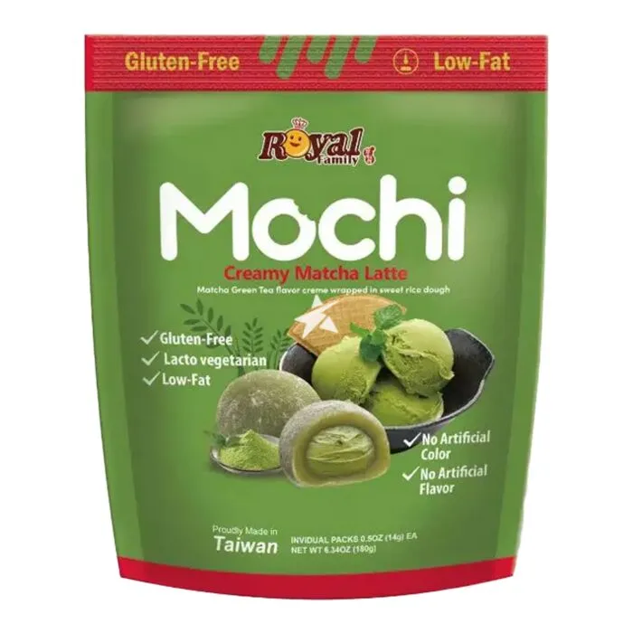 Royal Family Mochi Creamy Matcha Latte 180 G Is Halal Install Mustakshif