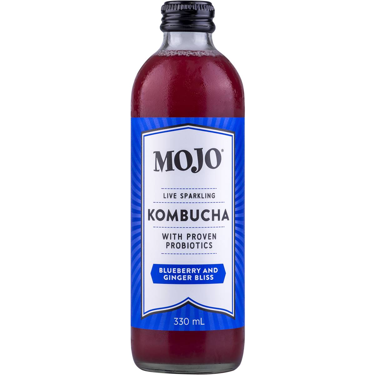 Mojo Kombucha Blueberry Ginger Bliss 330ml is Halal, Install Mustakshif
