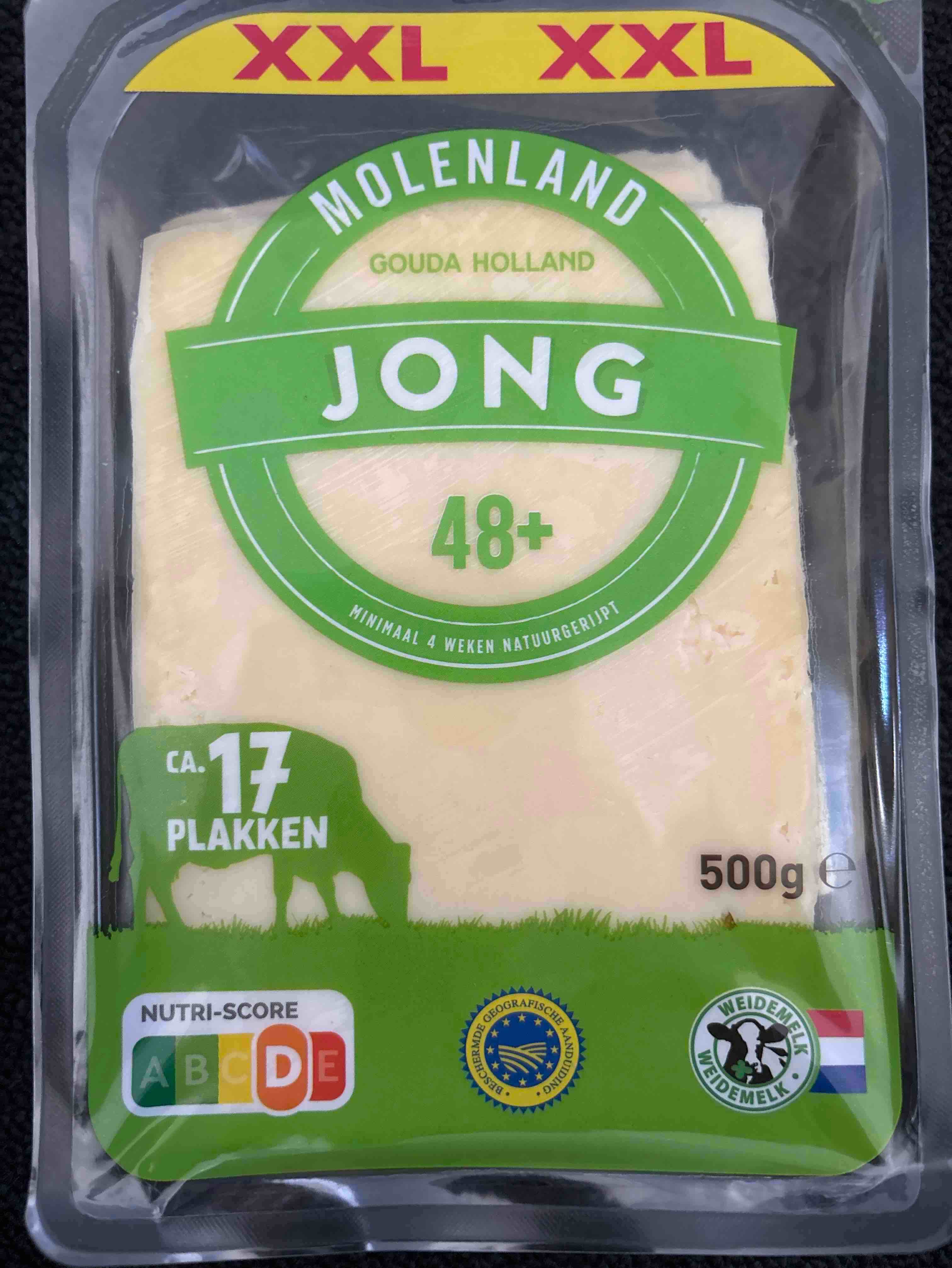 تحقق حلال,حالة،Molenland Gouda Holland Jong 48+ cheese 500g ثَبَّتَ مستكشف
