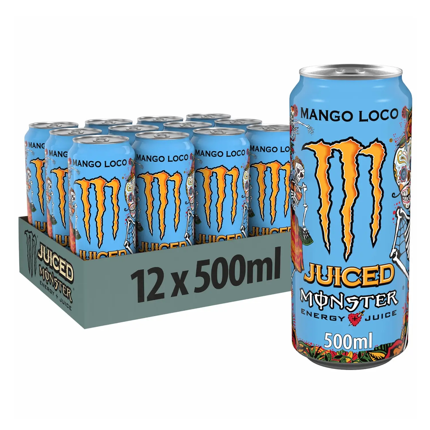 Monster Energy Drink Mango Loco 12 x 500ml is not halal, gluten-free ...