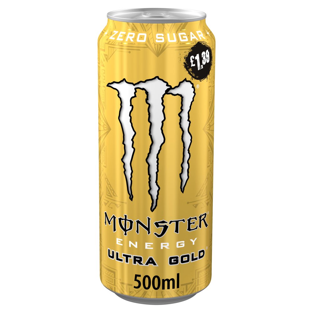 Monster Energy Drink Ultra Golden Pineapple Zero Sugar 12 x 500ml is ...