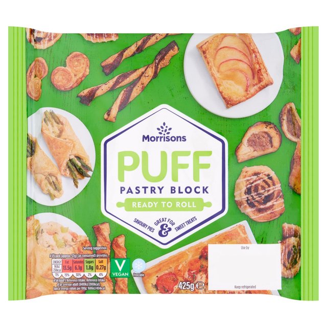 Morrisons Puff Pastry Block 425g is Halal, Install Mustakshif