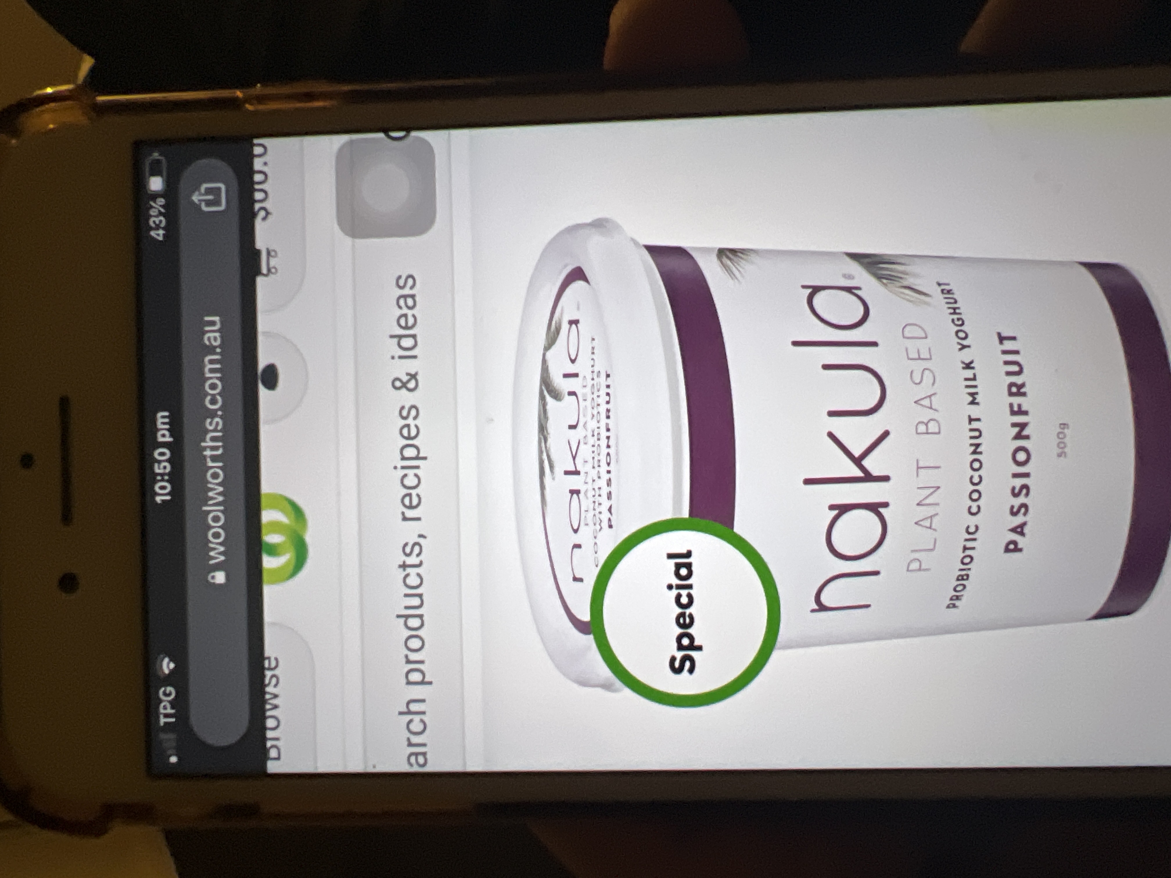 Nakula Organic Coconut Milk Yoghurt With Probiotics Vanilla 1kg is not halal, vegan, vegetarian ...