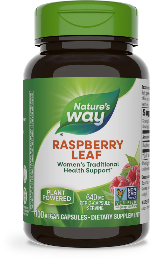 Nature's Way Red Raspberry Leaves 450 mg 100 Capsules is Halal, Install ...