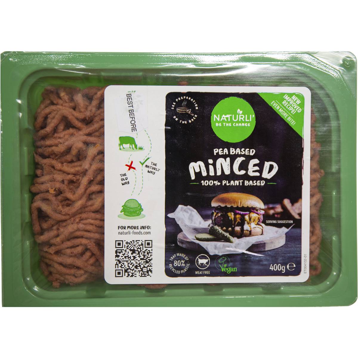 Naturli 100% Plant-based Minced 400g is Halal, Install Mustakshif