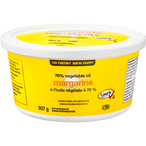 Check Halal, kosher status of No Name-sans nom Margarine 70% vegetable ...