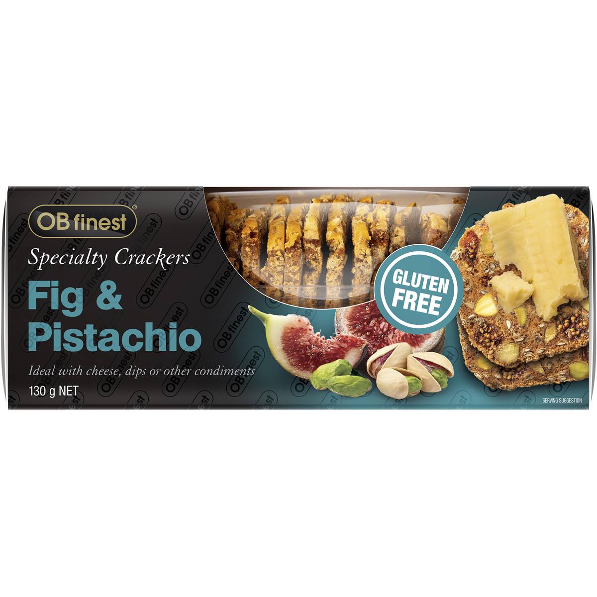 Ob Finest Gluten Free Speciality Crackers Fig & Pistachio 130g is not ...