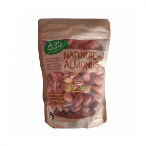 Check Halal status of oh so natural wholefoods NATURAL ALMONDS 250G ...