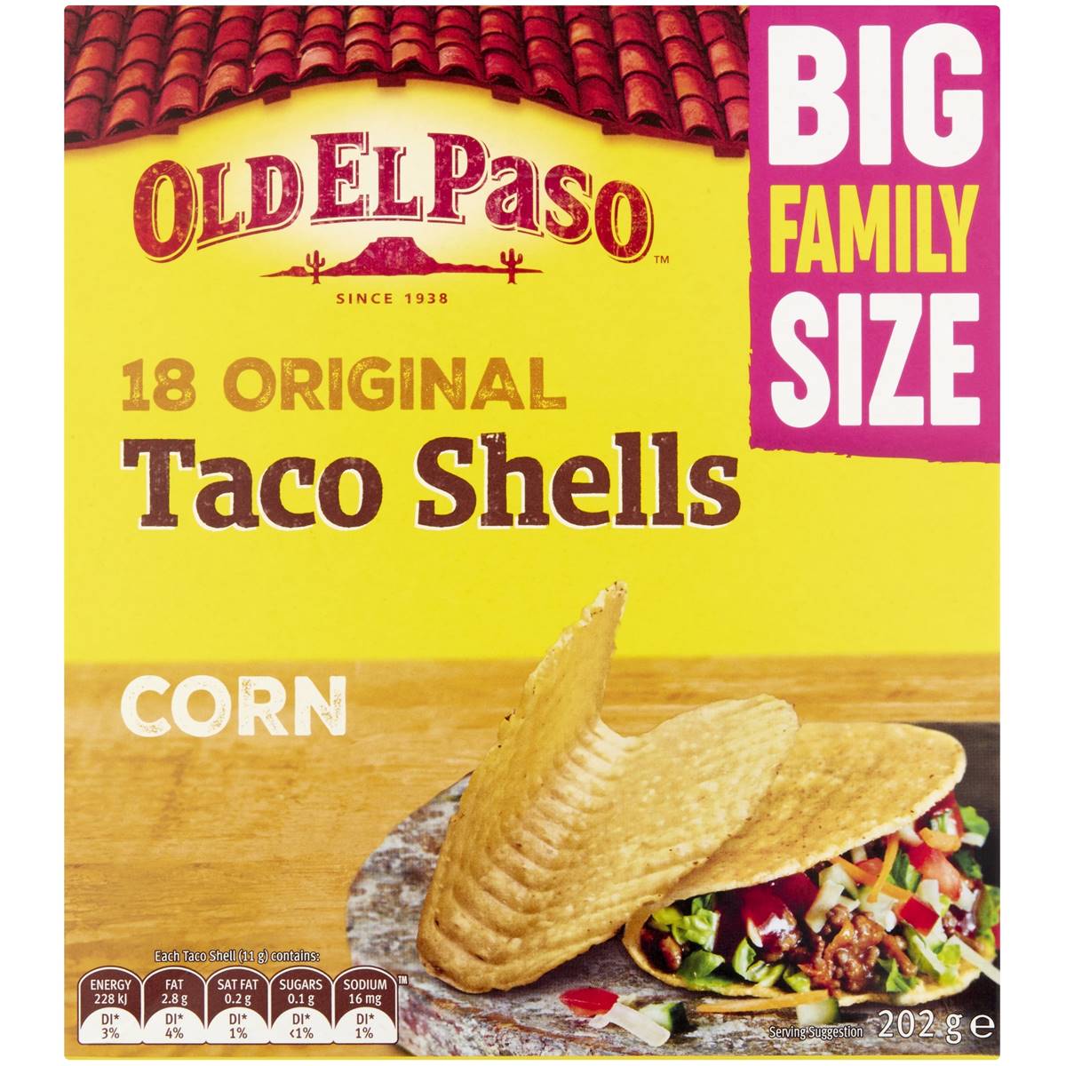 Old El Paso Family Taco Shell 202g is halal suitable | Halal Check
