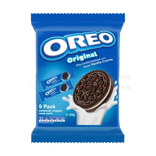 Oreo Original Cookies Grab & Go Multipack 256g is Halal, Install Mustakshif