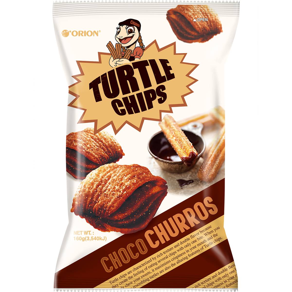 Check Halal status of Orion Chips Choco Churros 160g, Install Mustakshif
