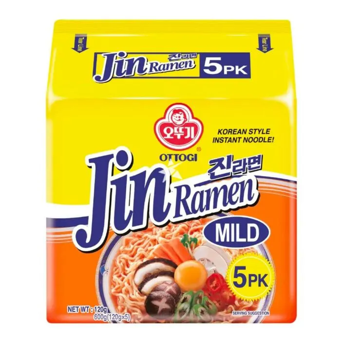 Check Halal status of Ottogi Jin Ramen (Mild) 120g (Pack Of 5), Install Mustakshif