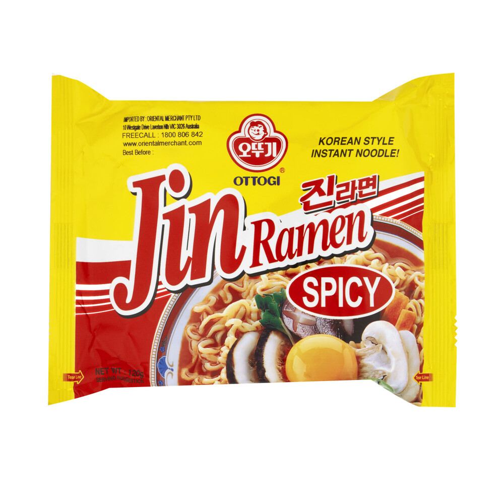 Check Halal status of Ottogi Ramyon Ottogi Noodles Jin Ramen Spicy ...