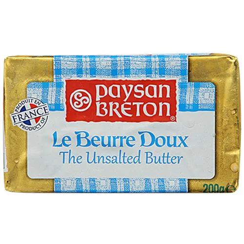 Paysan Breton Unsalted Butter, 200 g is Halal, Install Mustakshif