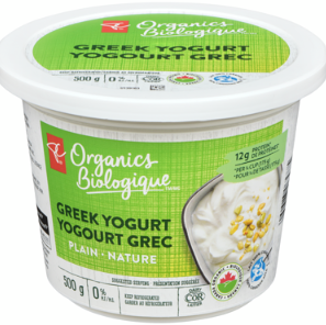 PC Organics Organic Greek Yogurt, Plain 500 g is Halal, Install Mustakshif
