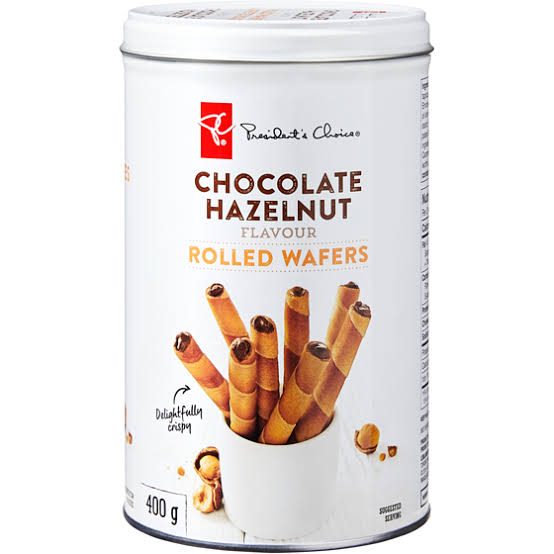 Check Halal status of PC Chocolate Hazelnut Flavour Rolled Wafers 400 g ...