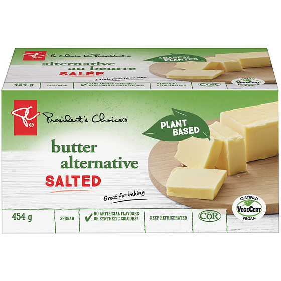 PC Plant-Based Salted Butter Alternative 454g is Halal, Install Mustakshif