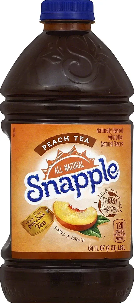 Snapple Peach Tea, 64 fl oz bottle is not halal | Halal Check