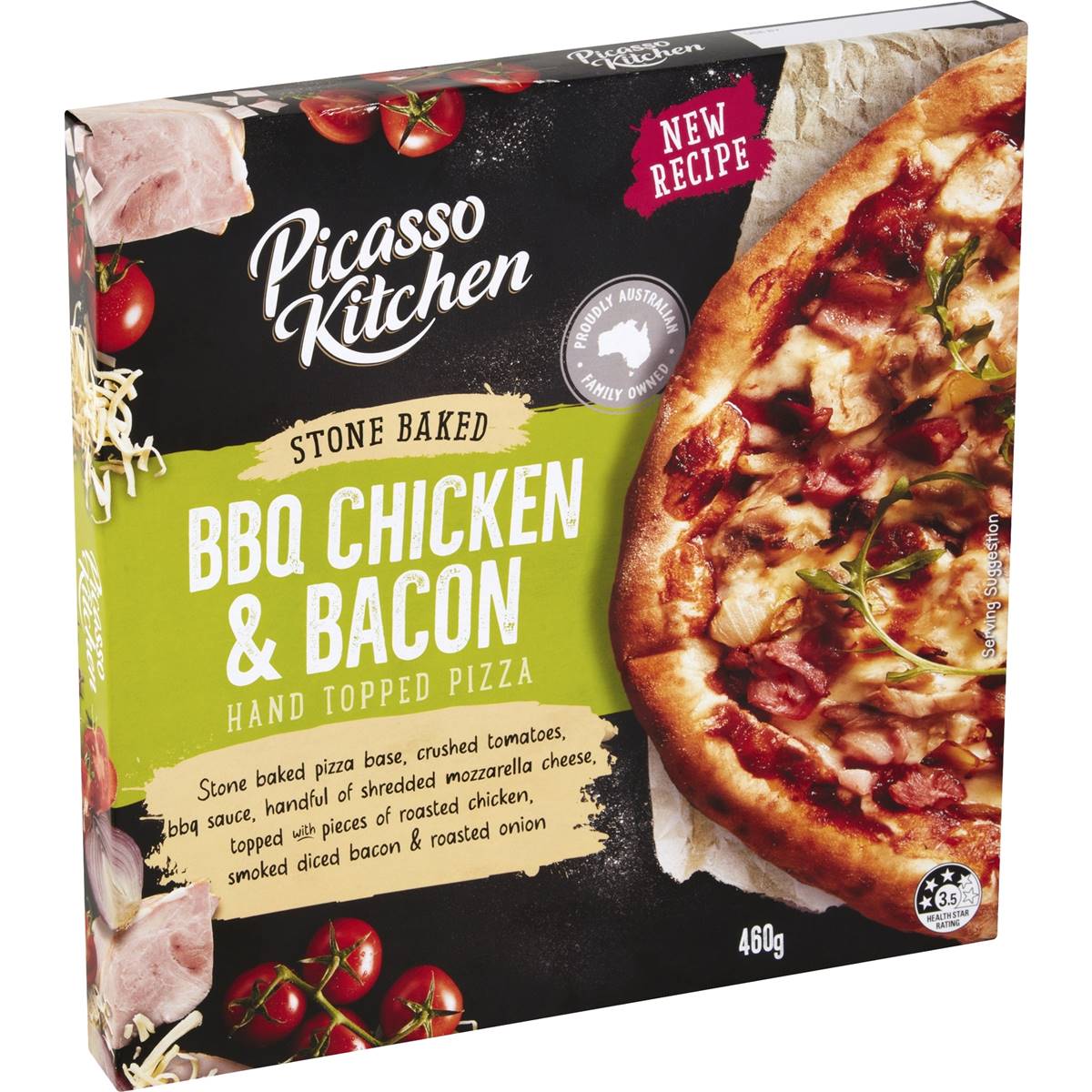 Picasso Kitchen Bbq Chicken & Bacon Pizza 460g is not halal | Halal Check