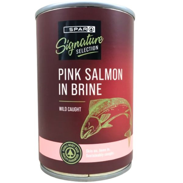Spar SPAR PINK SALMON IN BRINE 400G is Halal, Install Mustakshif