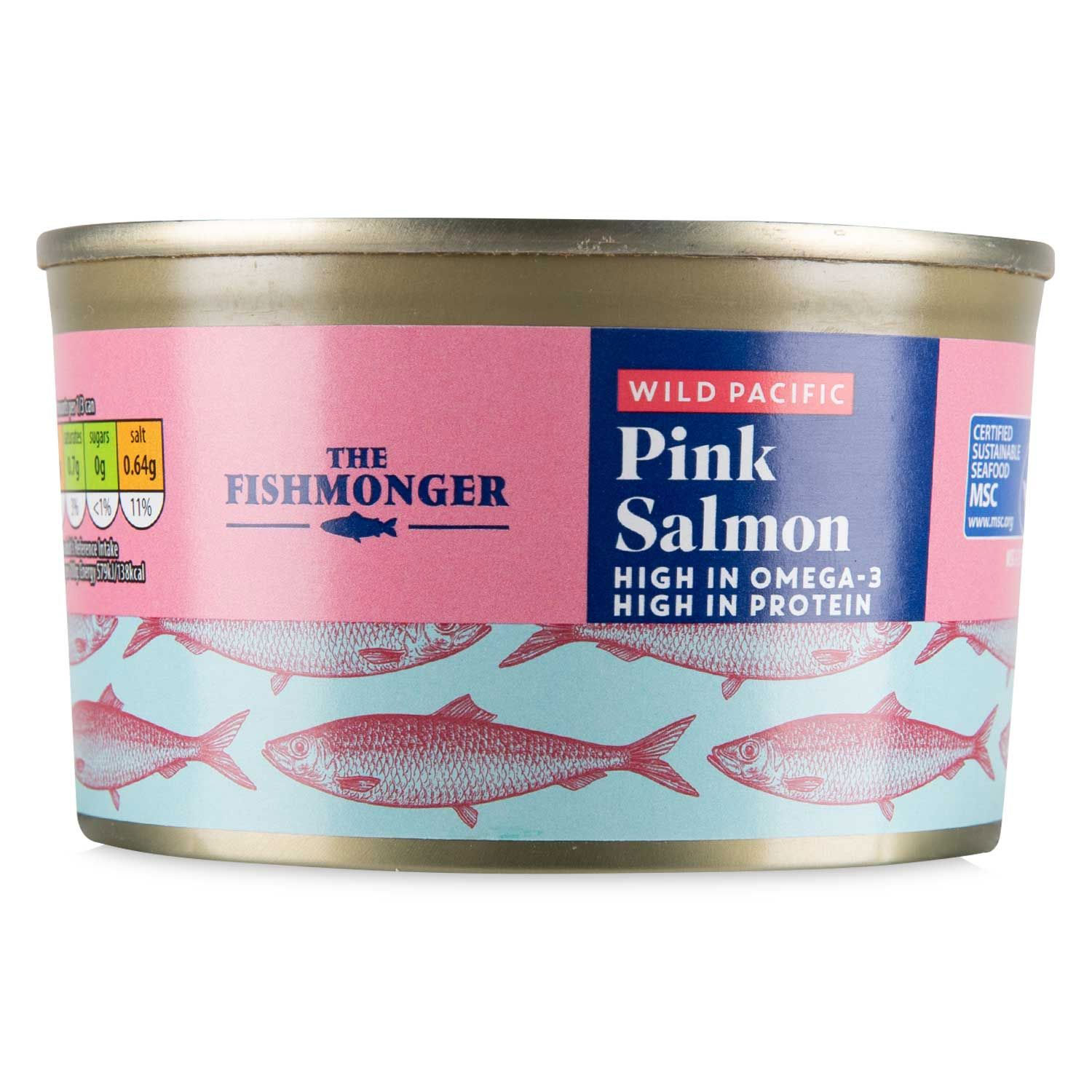 The Fishmonger Pink Salmon 213g is Halal, Install Mustakshif