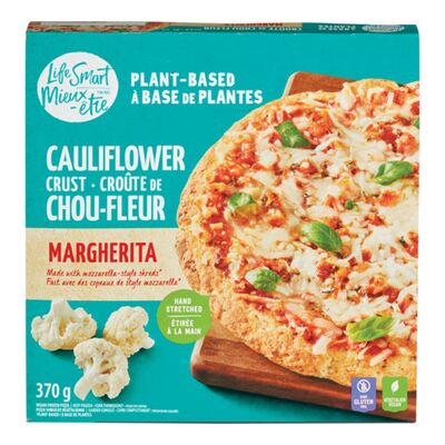 Life Smart Frozen Plant-Based Cauliflower Crust Margherita Pizza 370 g ...